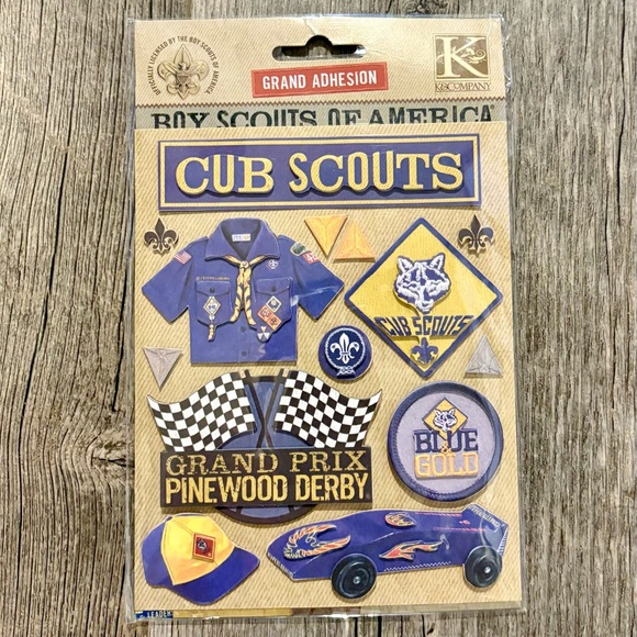 K&Company | Art | Kcompany Cub Scouts Bsa Cub Grand Adhesions Scrapbook ...
